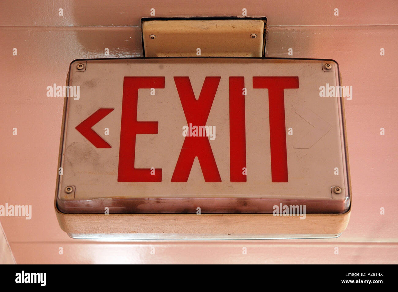 EXIT sign LA Stock Photo - Alamy