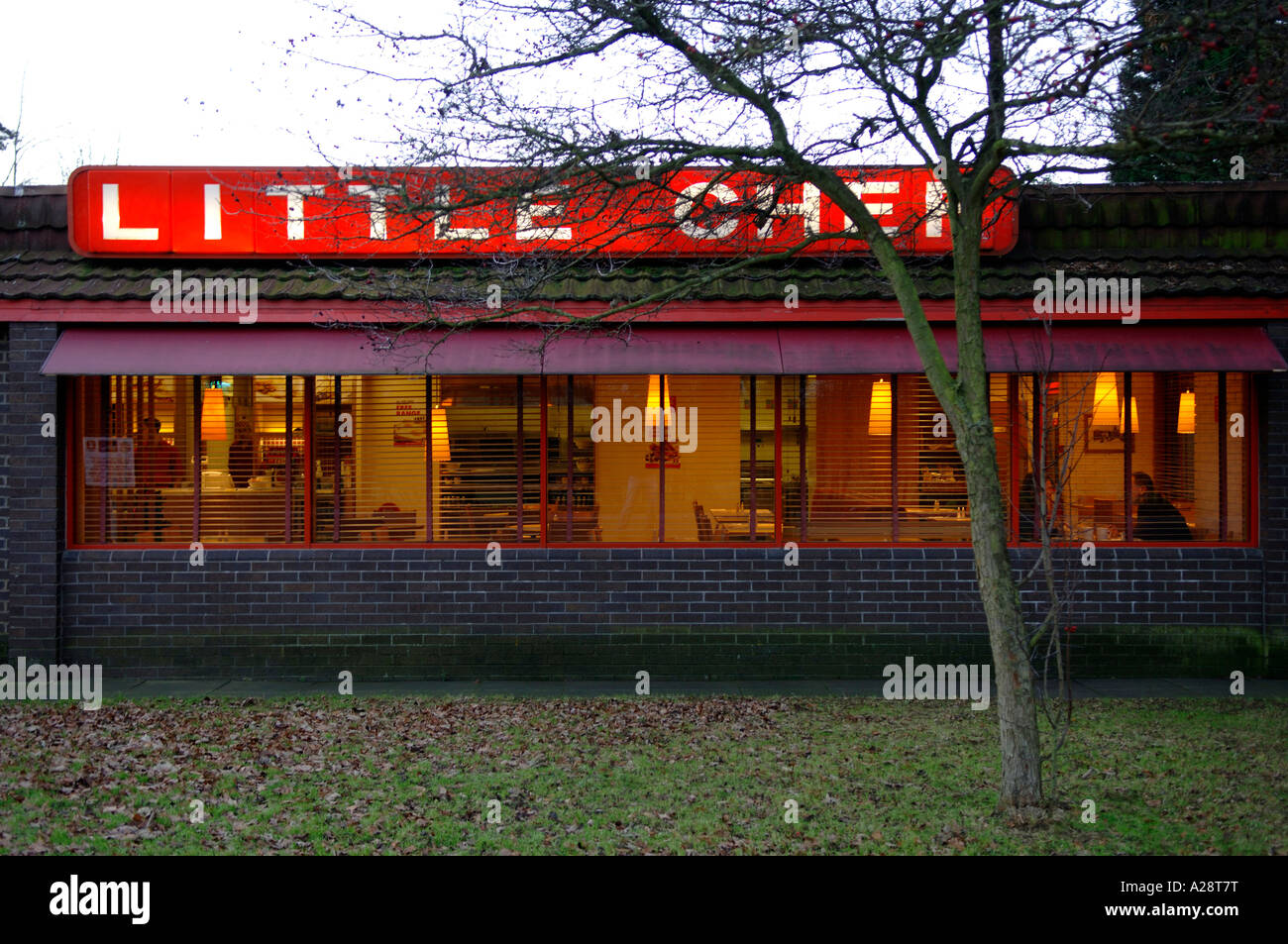 Little Chef in Abington Cambridgeshire on the 4th January 2007 the day ...