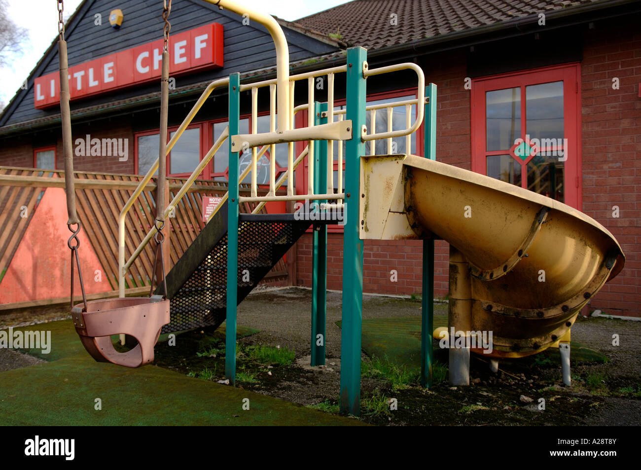 A closed Little Chef in Downham Market Norfolk on the 4th January 2007 ...