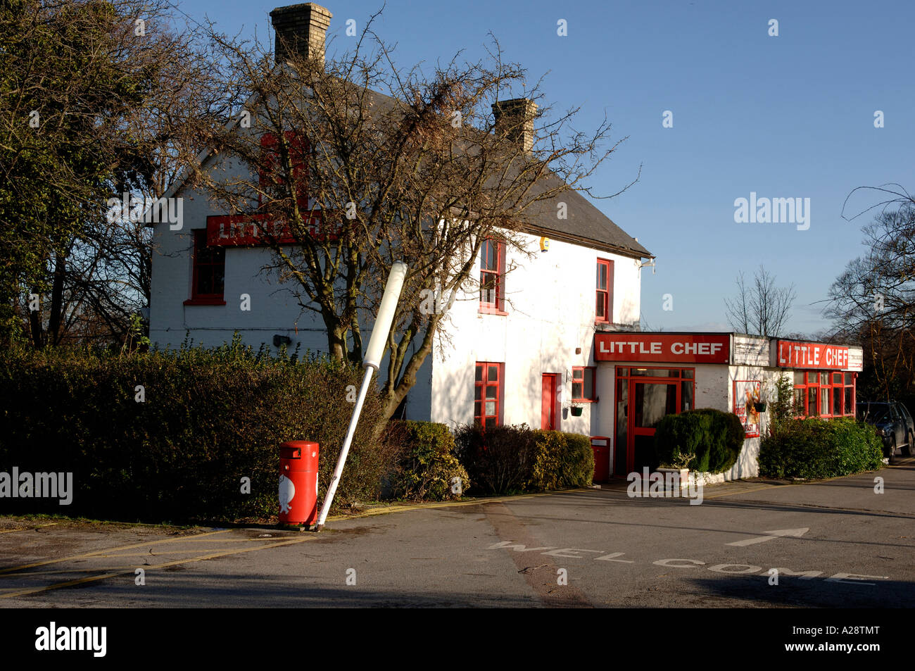 An open Little Chef near Royston Hertfordshire on the 4th January 2007 ...