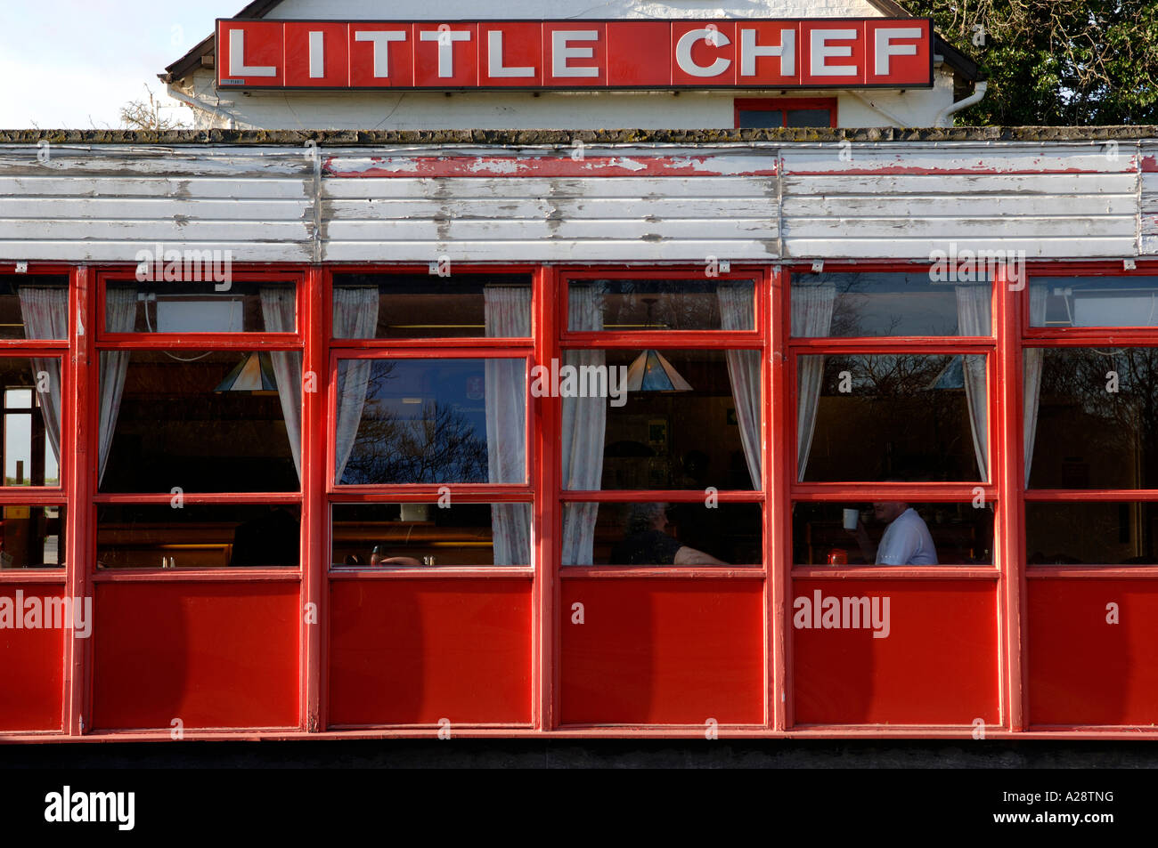An open Little Chef near Royston Hertfordshire on the 4th January 2007 ...