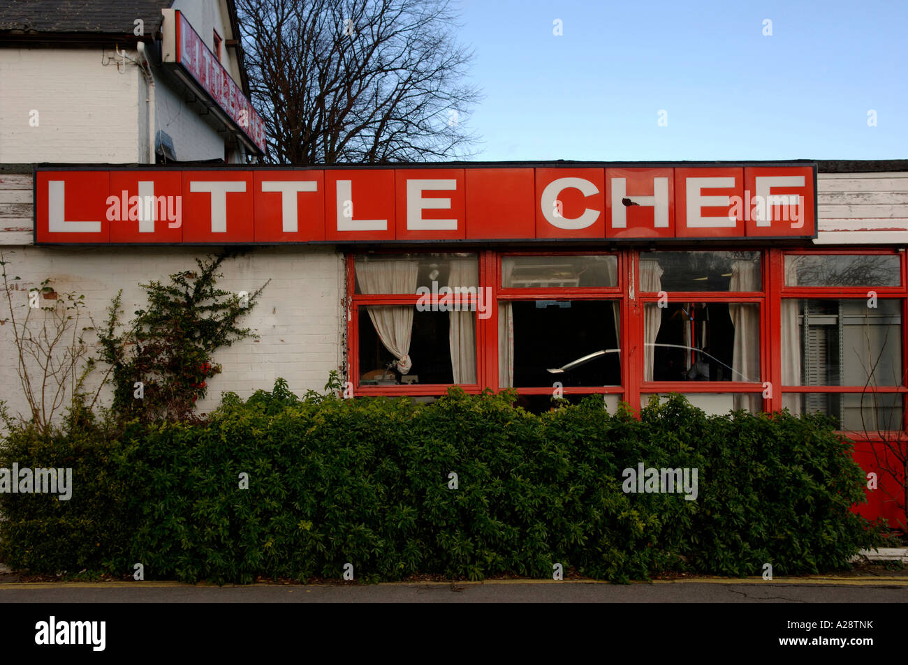 An open Little Chef near Royston Hertfordshire on the 4th January 2007 ...