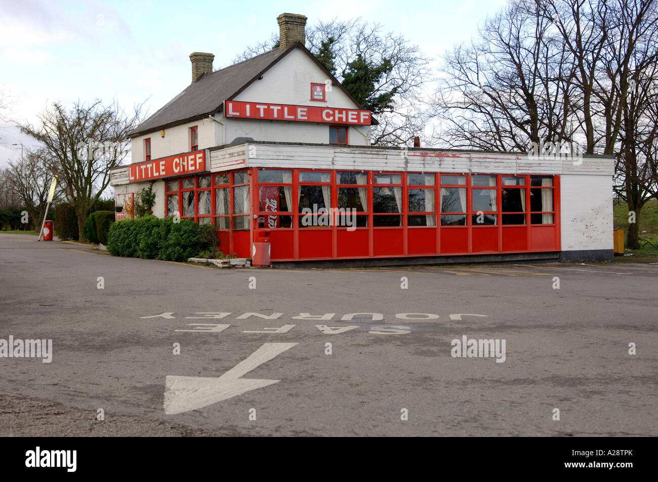 An open Little Chef near Royston Hertfordshire on the 4th January 2007 ...