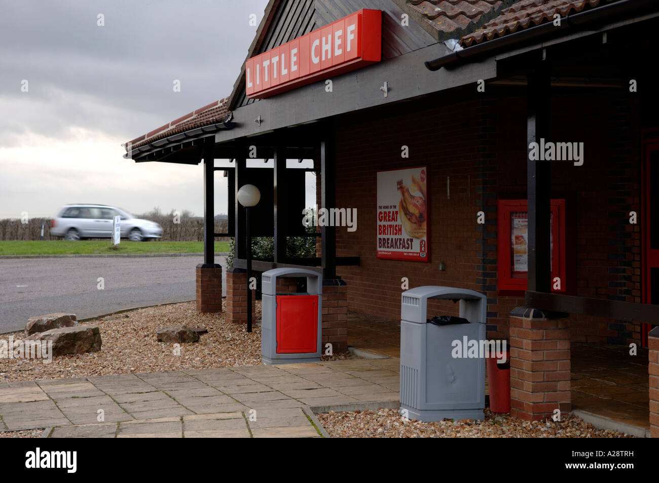 A closed Little Chef in Stretham Cambridgeshire on the 4th January 2007 ...