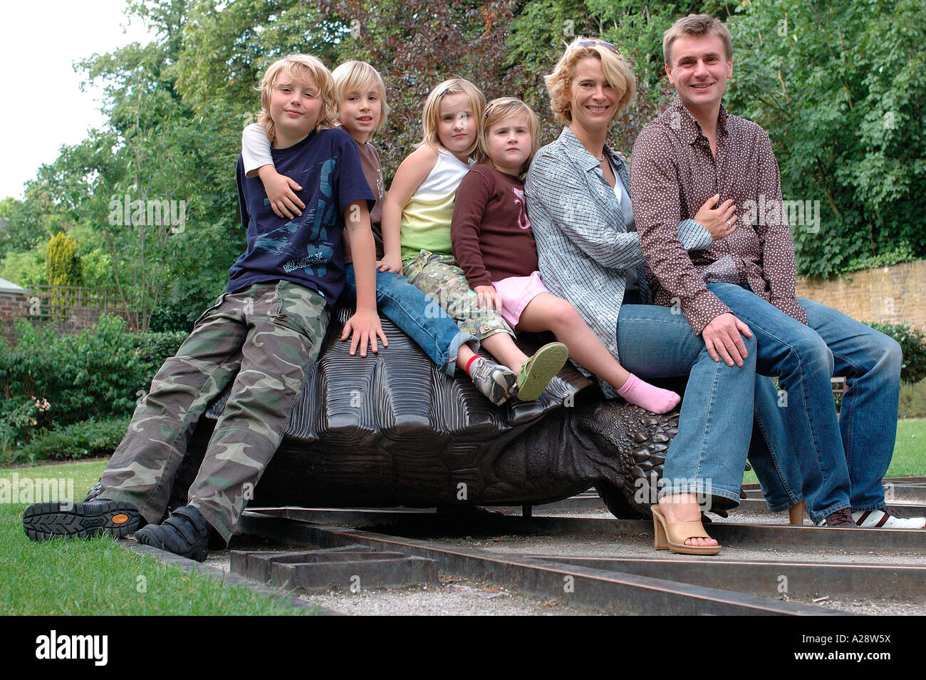 Nigel Marsh and family Stock Photo - Alamy