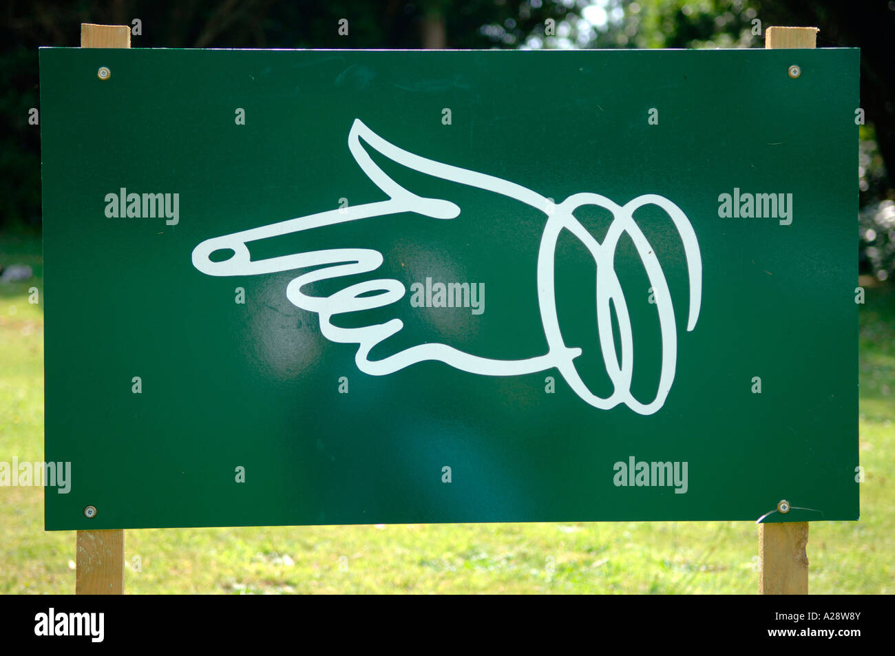 This way sign Stock Photo - Alamy