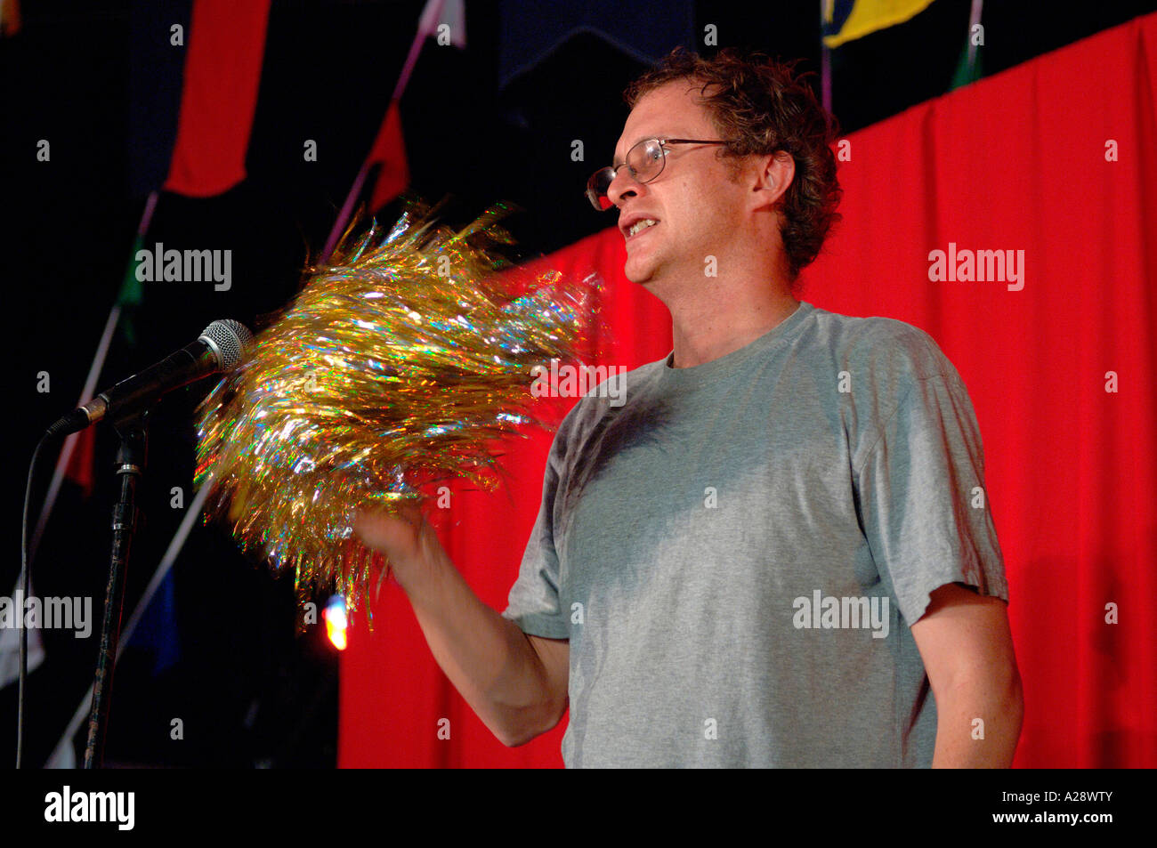 Simon Munnery at the Port Eliot Literary Festival Stock Photo - Alamy