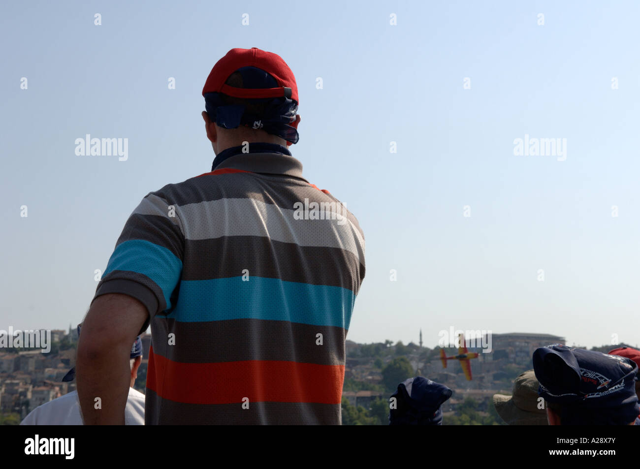 Spectators at the Red Bull Air Race in Istanbul Turkey 2006 Stock Photo ...