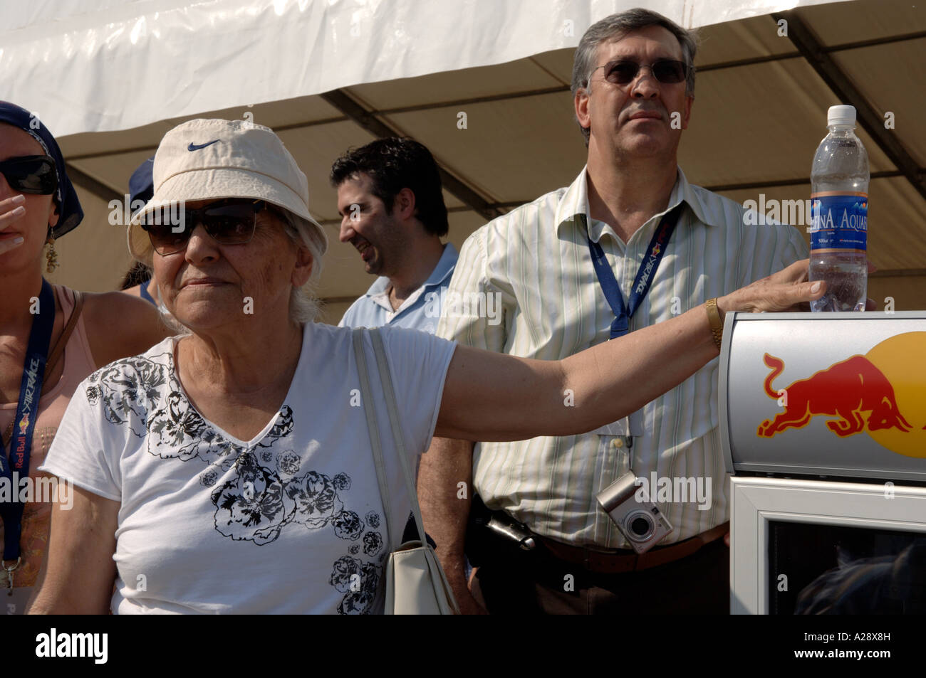 Spectators at the Red Bull Air Race in Istanbul Turkey 2006 Stock Photo ...