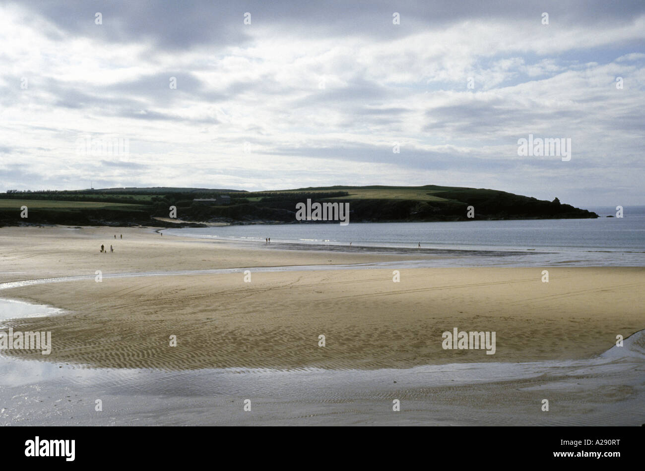 Harlyn Bay beach cornwall Stock Photo - Alamy