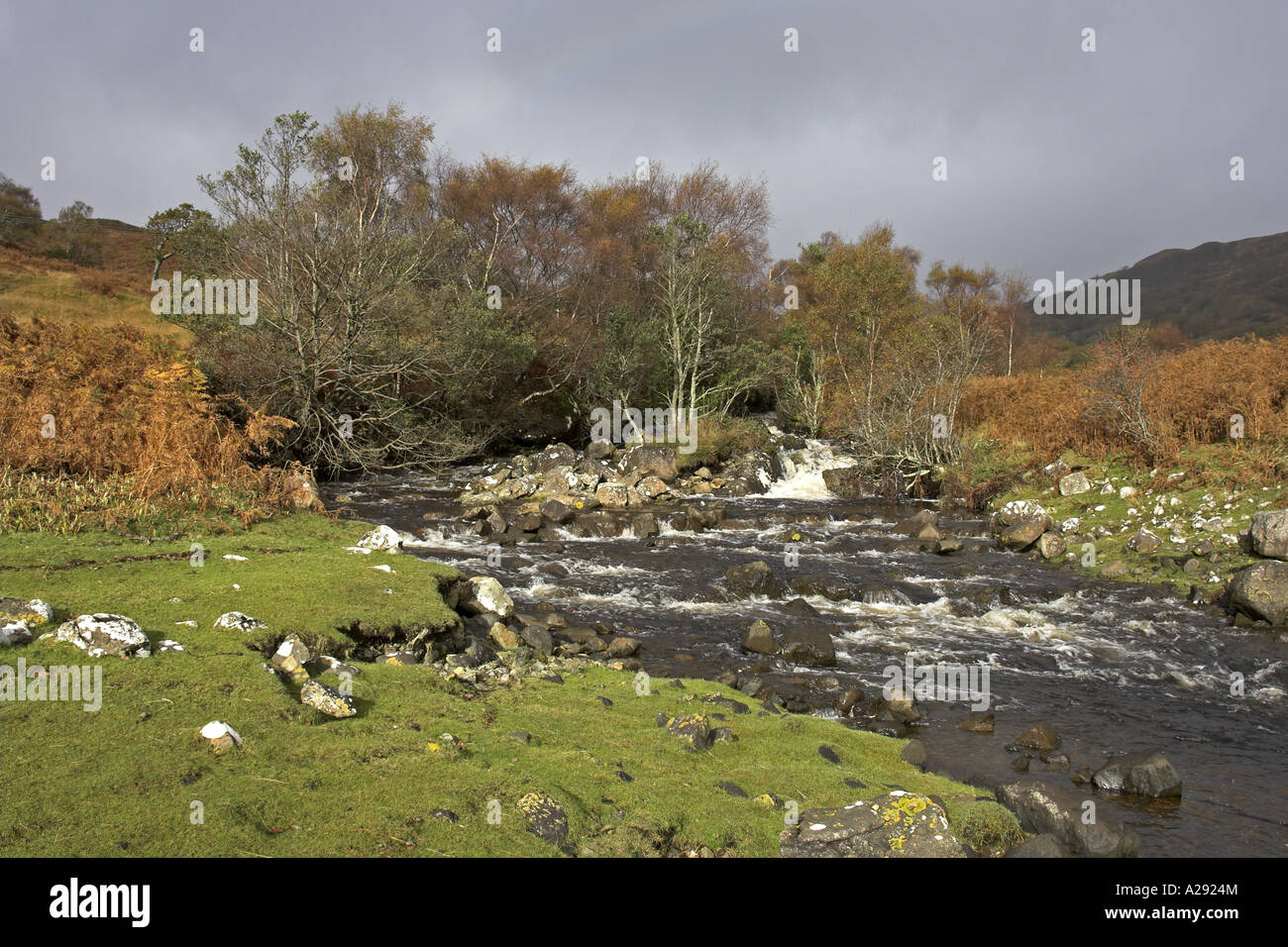 Waterfall, Loch Spelve, Isle of Mull, Argyll, Scotland Stock Photo - Alamy