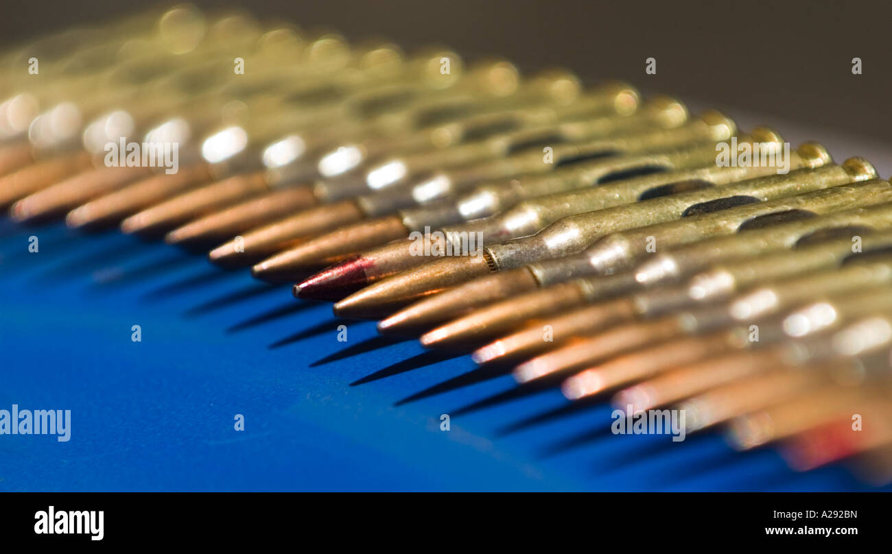 Bandolier of bullets Stock Photo - Alamy