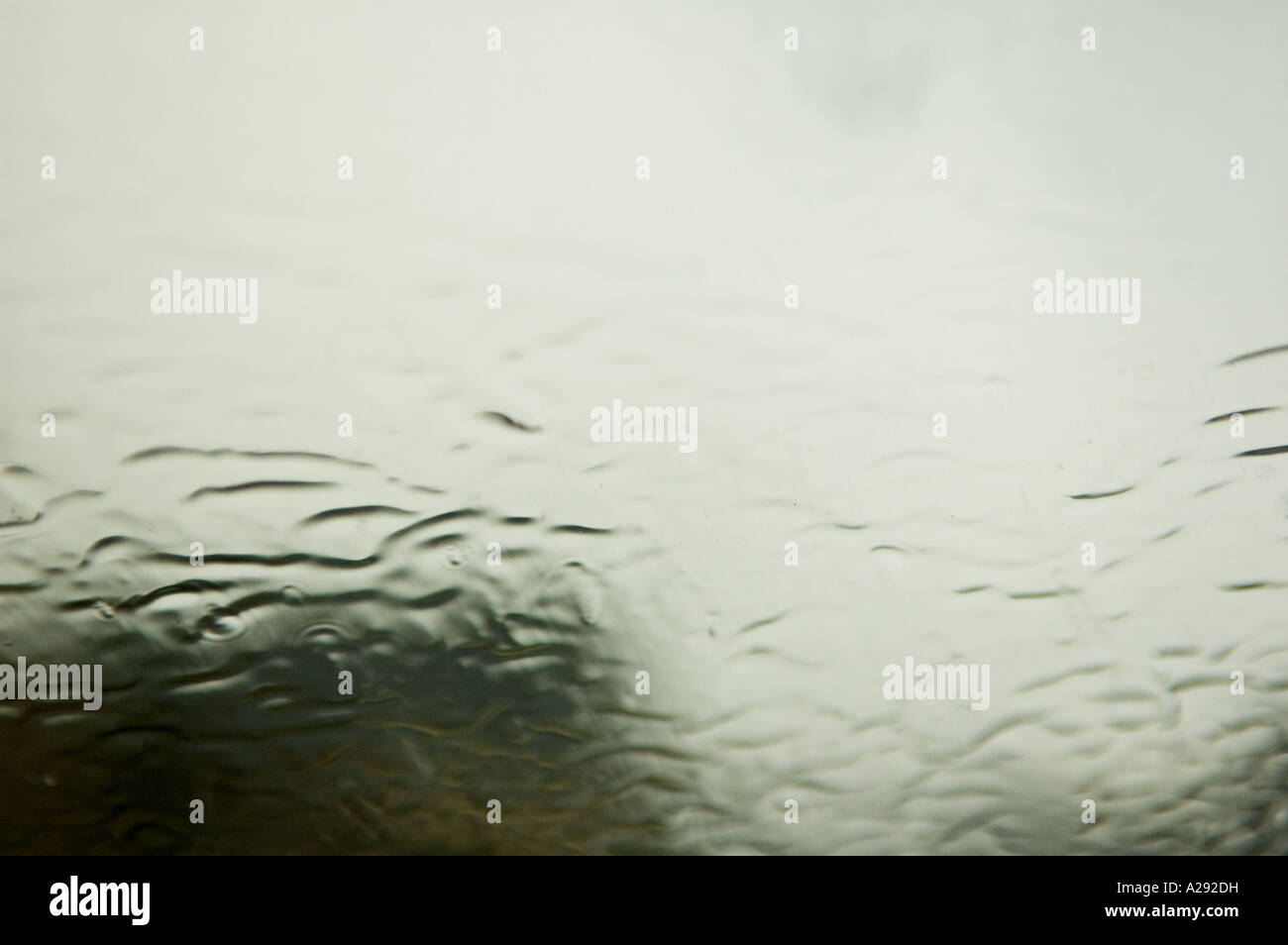 Water pattern on windscreen Stock Photo - Alamy