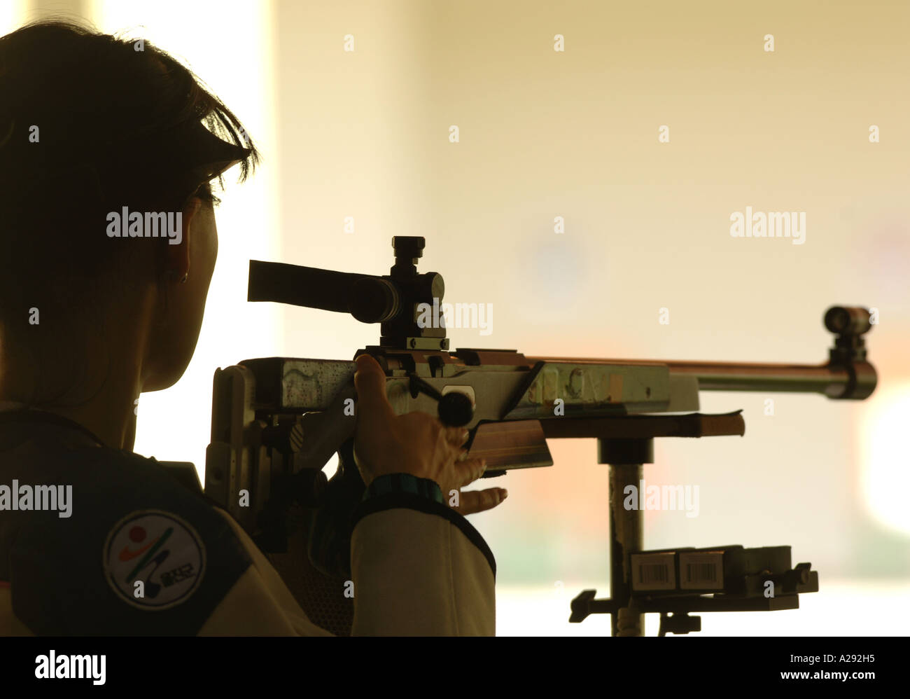 shooting range competition Stock Photo - Alamy