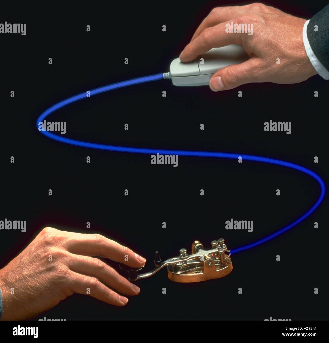 Morse code hi hi-res stock photography and images - Alamy