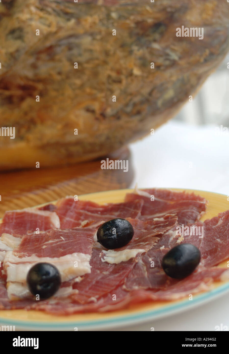 Cooked smoked ham hi-res stock photography and images - Alamy