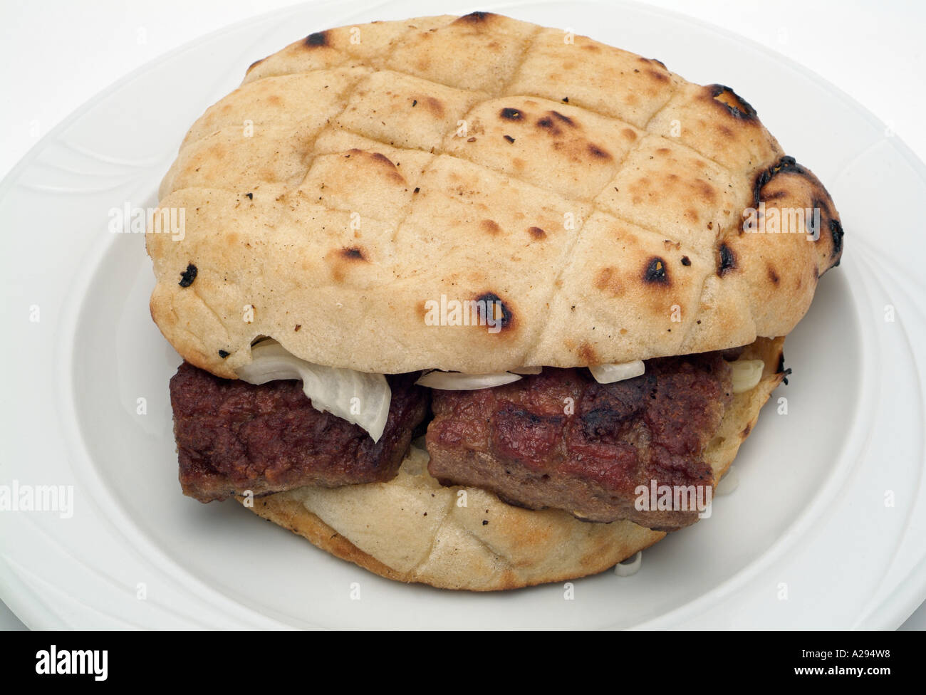 Cevapi a Traditional Bosnian Meal made of 50% Minced Lamb and 50% ...