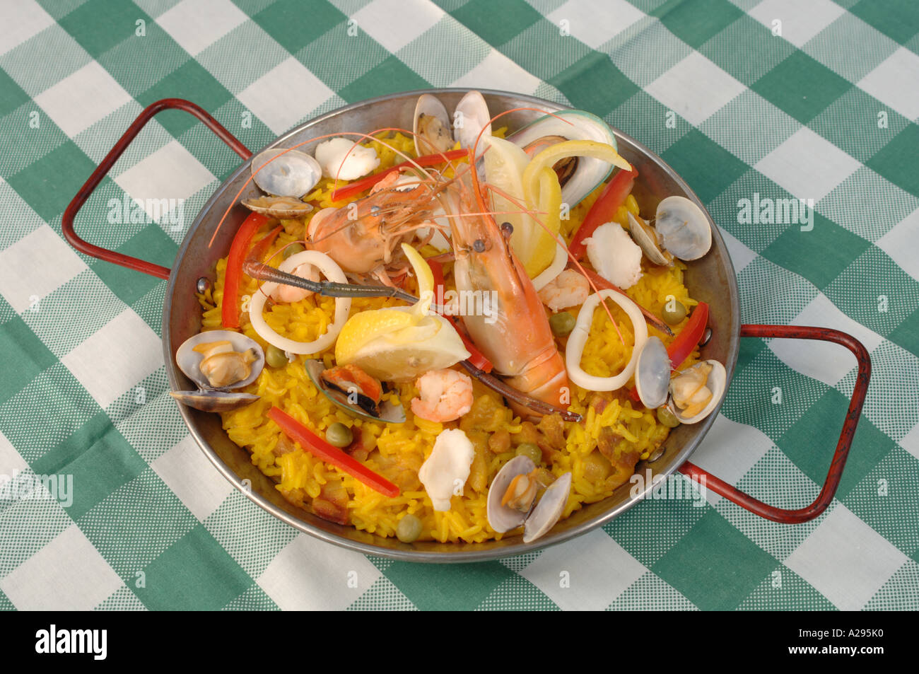 paella, seafood rice Stock Photo - Alamy