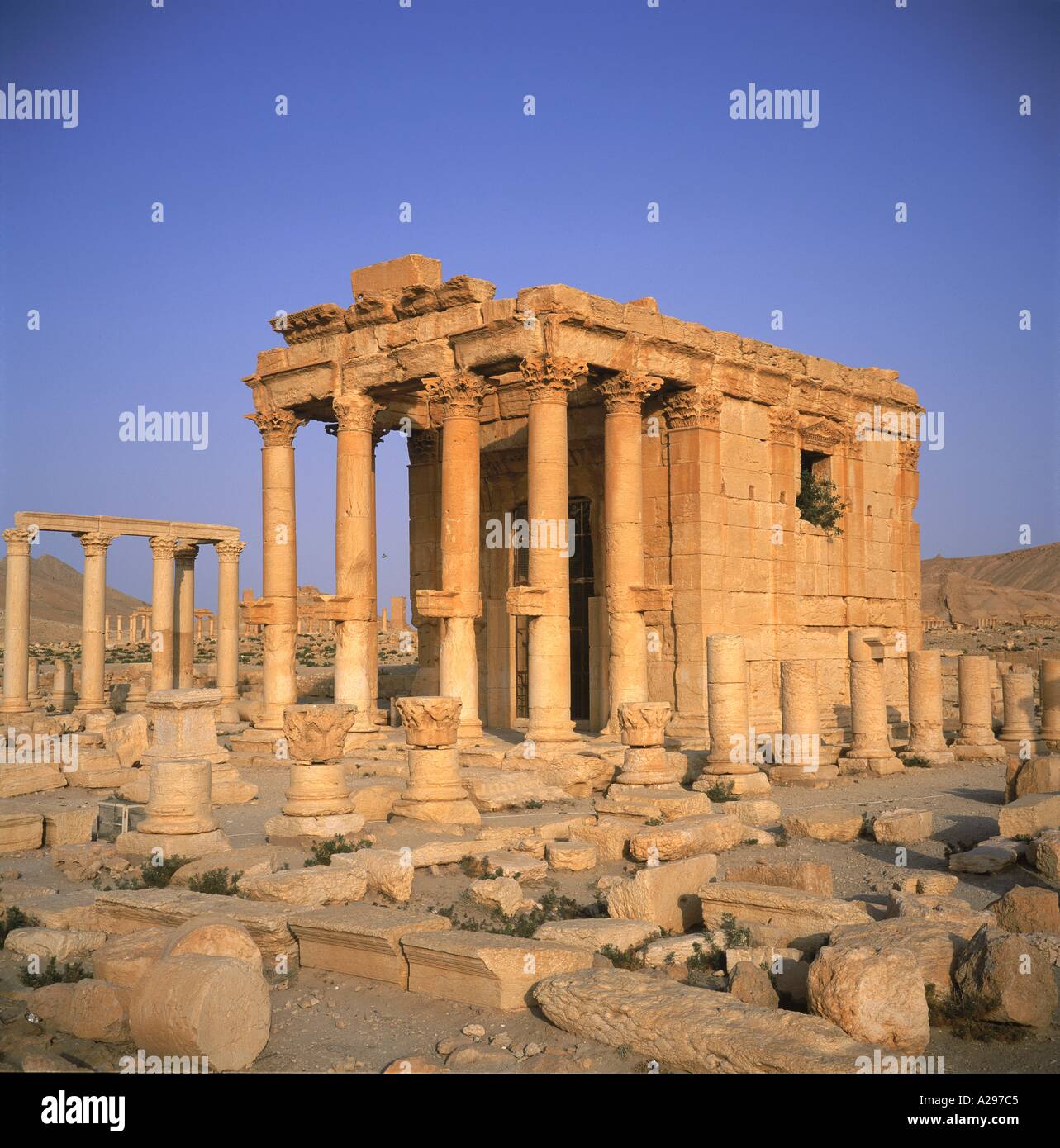 The Temple of Baal Shamine Roman dating from 23 AD at the ancient ...