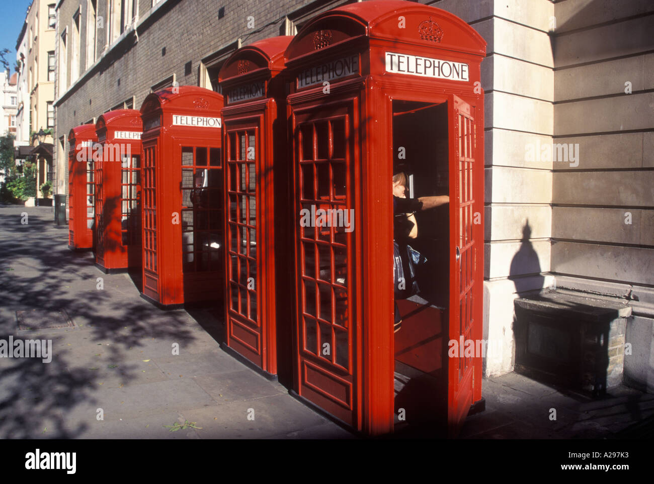 K2 telephone boxes hi-res stock photography and images - Alamy