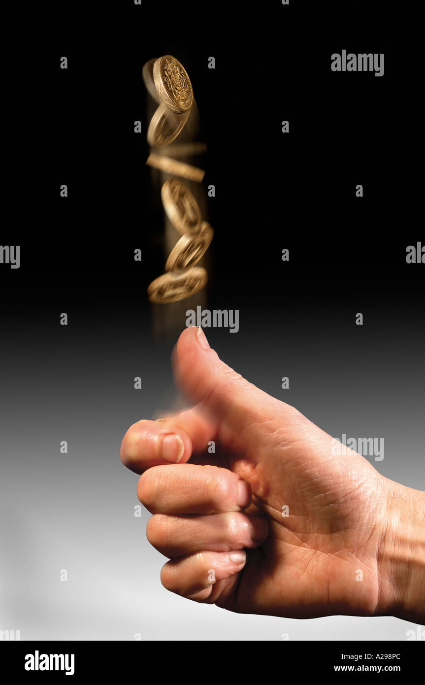 Flipped Coin High Resolution Stock Photography and Images - Alamy