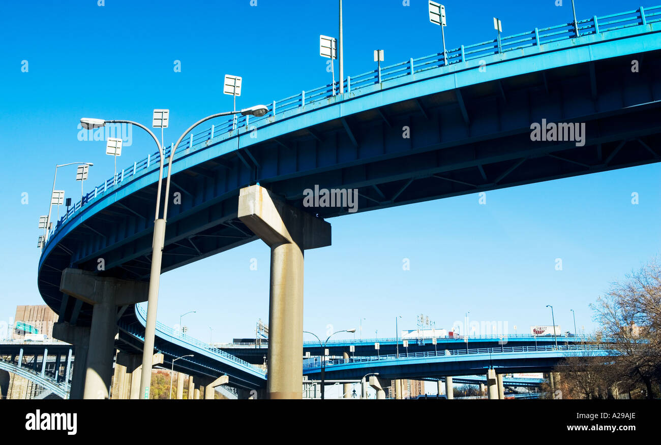 Road Signs Over Overpass High Resolution Stock Photography and Images ...