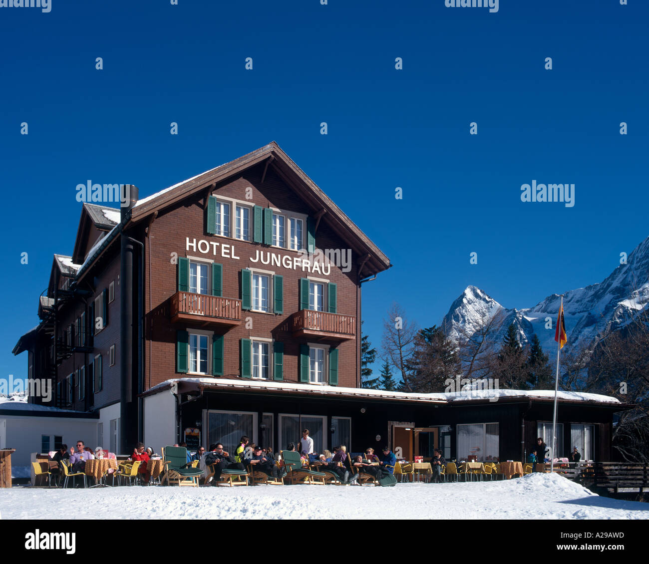 Jungfrau switzerland restaurant hi-res stock photography and images - Alamy