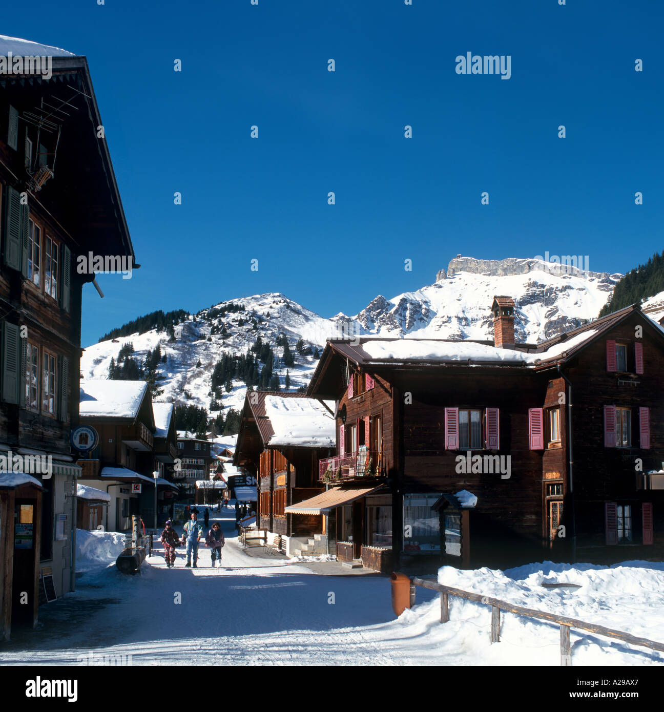Swiss alps sport center hi-res stock photography and images - Alamy