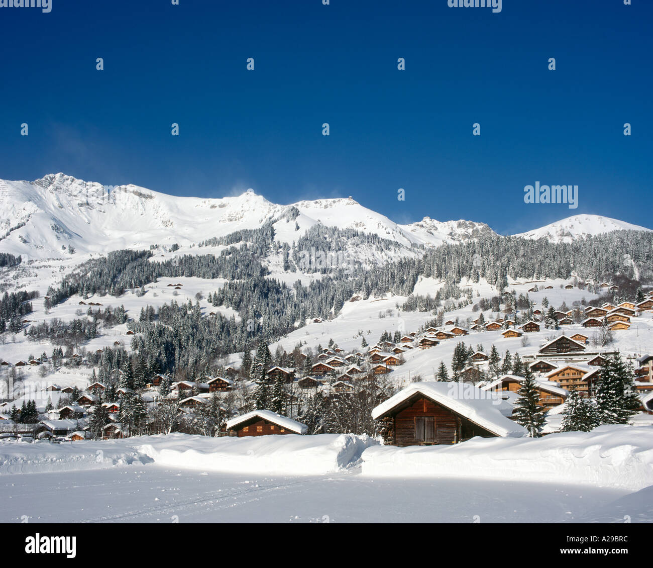 Diablerets village hi-res stock photography and images - Alamy