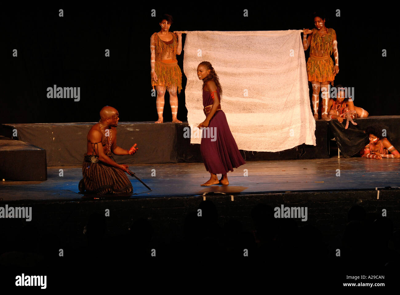 The Classical Theatre of Harlem performing Macbeth at Marcus Garvey ...