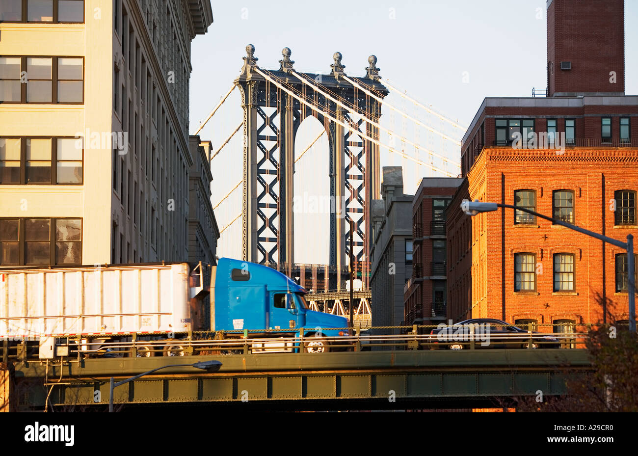 Brooklyn brownstone bridge hi-res stock photography and images - Alamy