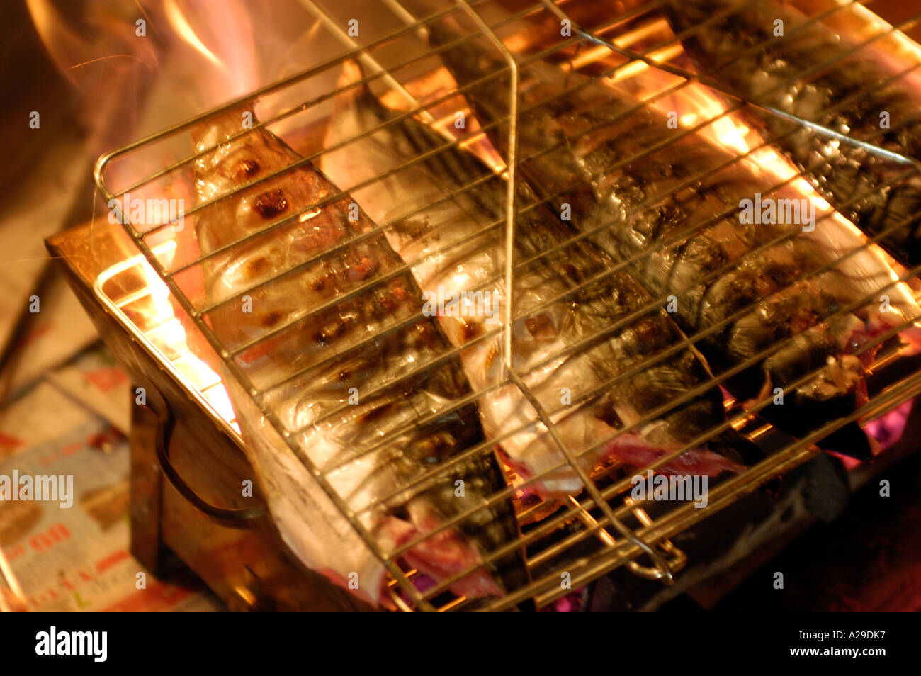 Grill fish animal dead cookery hi-res stock photography and images - Alamy