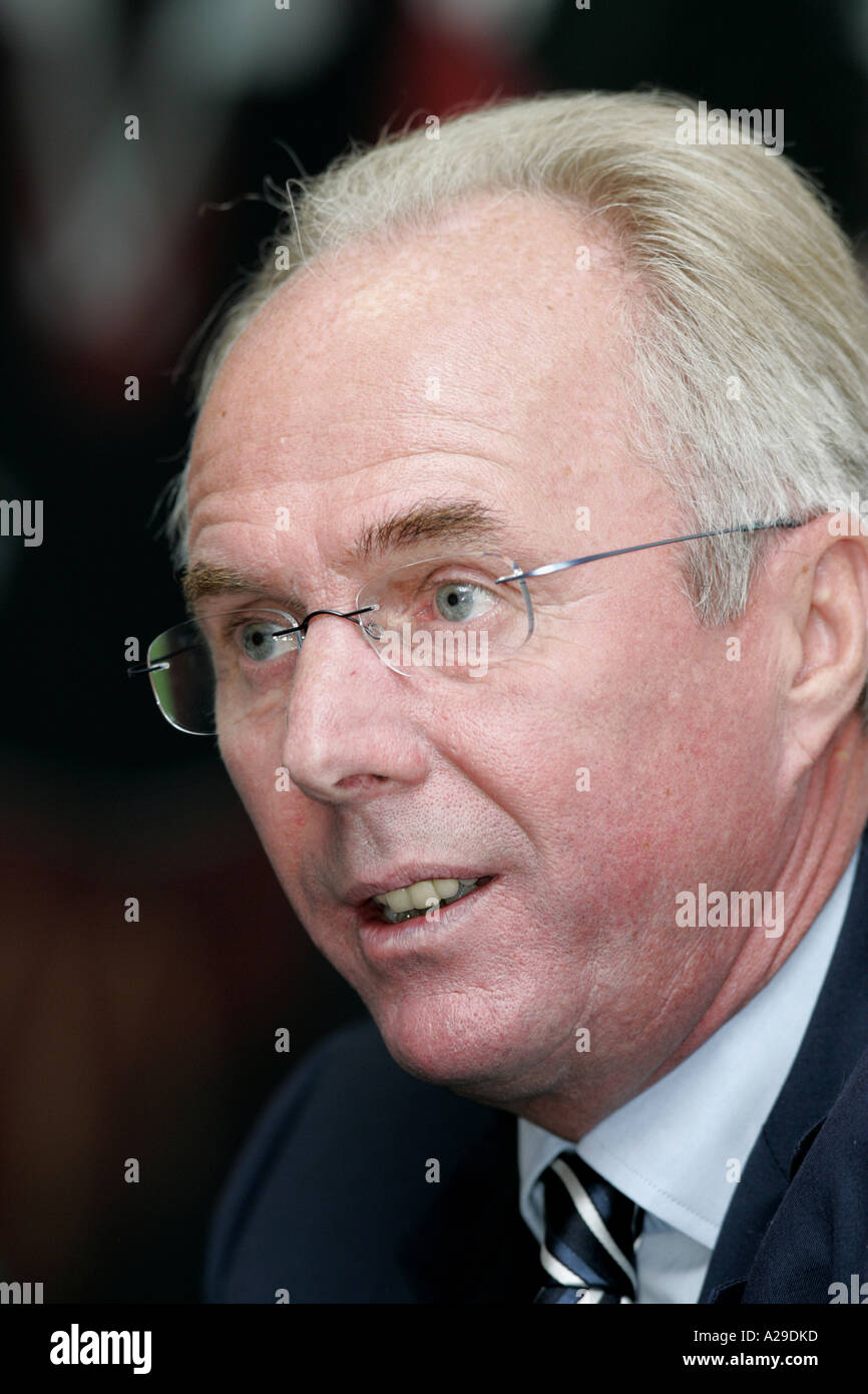 Portrait of Football Manager Sven Goran Eriksson Stock Photo - Alamy