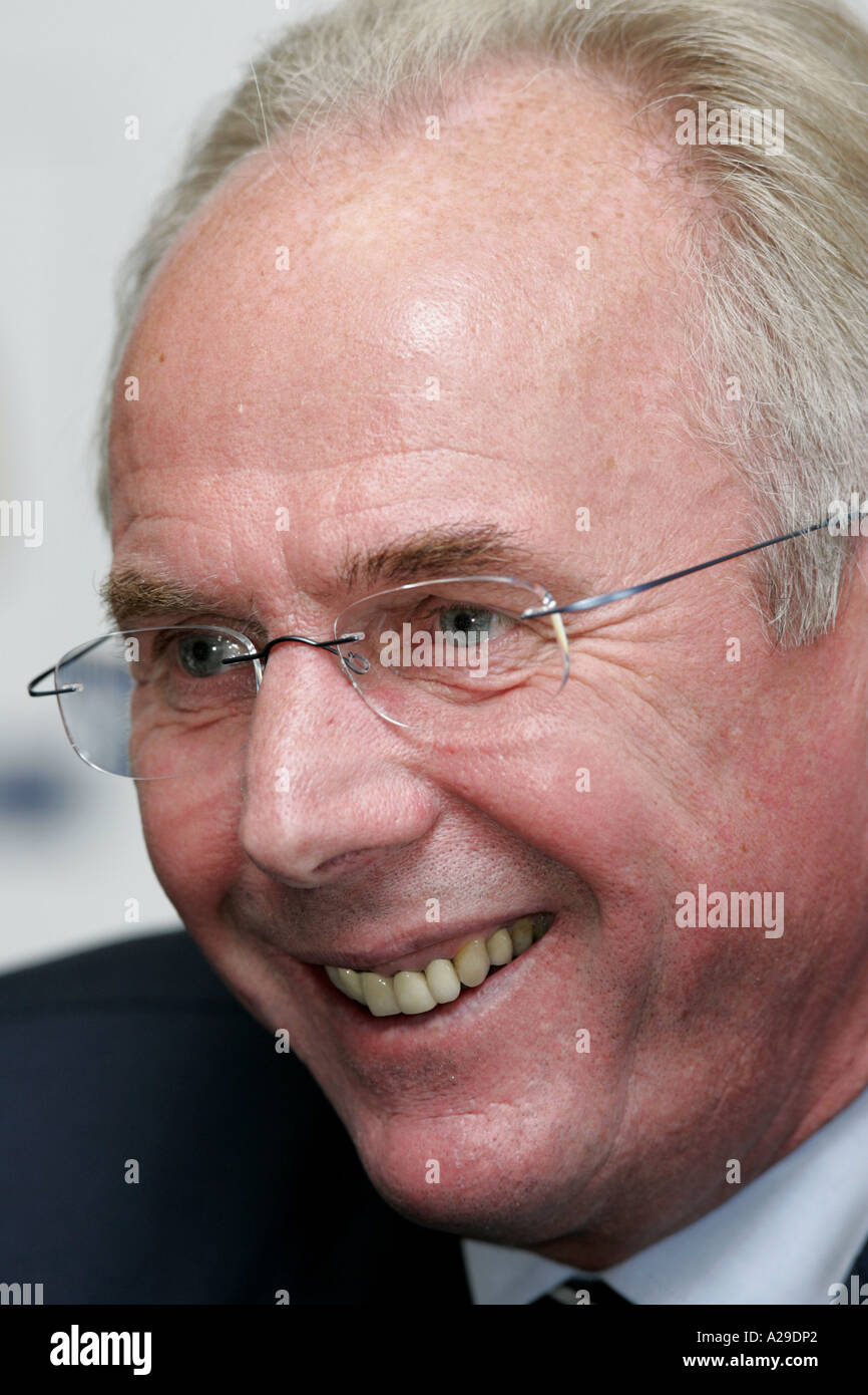 Portrait of Football Manager Sven Goran Eriksson Stock Photo - Alamy