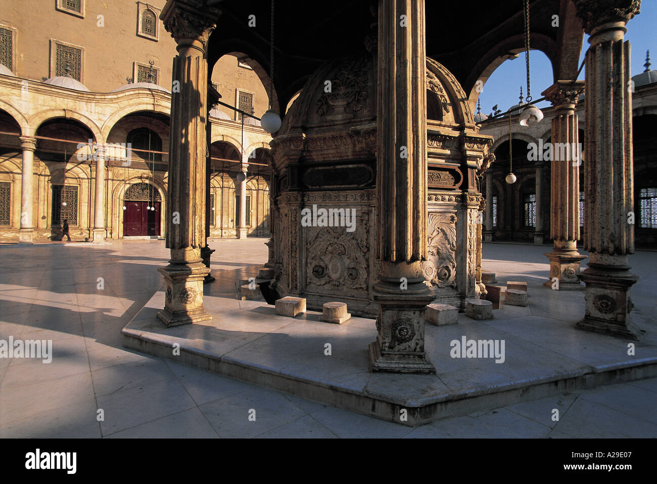 Cairo Citadel Mosque Courtyard Egypt Africa S Grandadam Stock Photo - Alamy