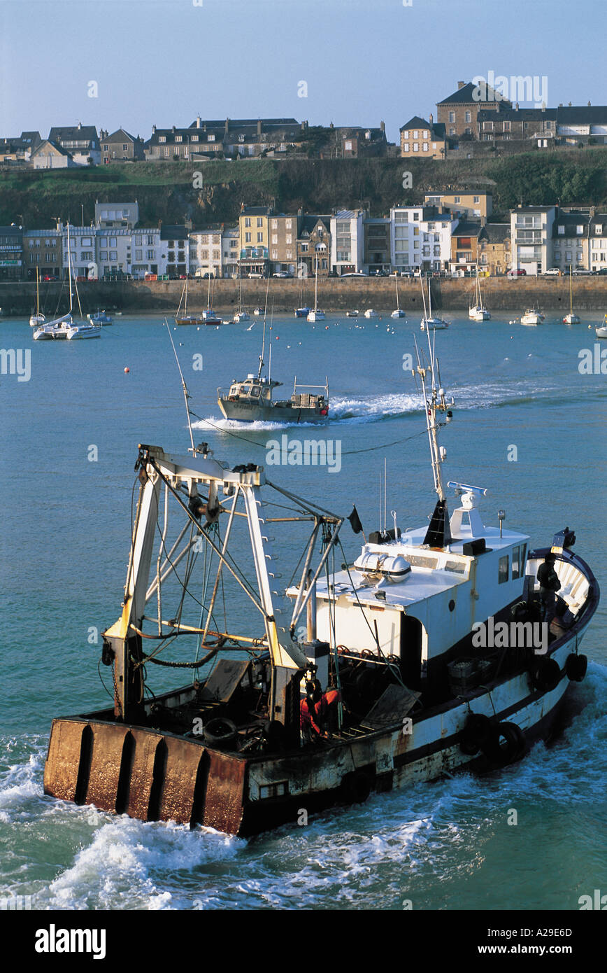 GRANVILLE FISHING BOAT NORMANDY FRANCE S Grandadam Stock Photo - Alamy
