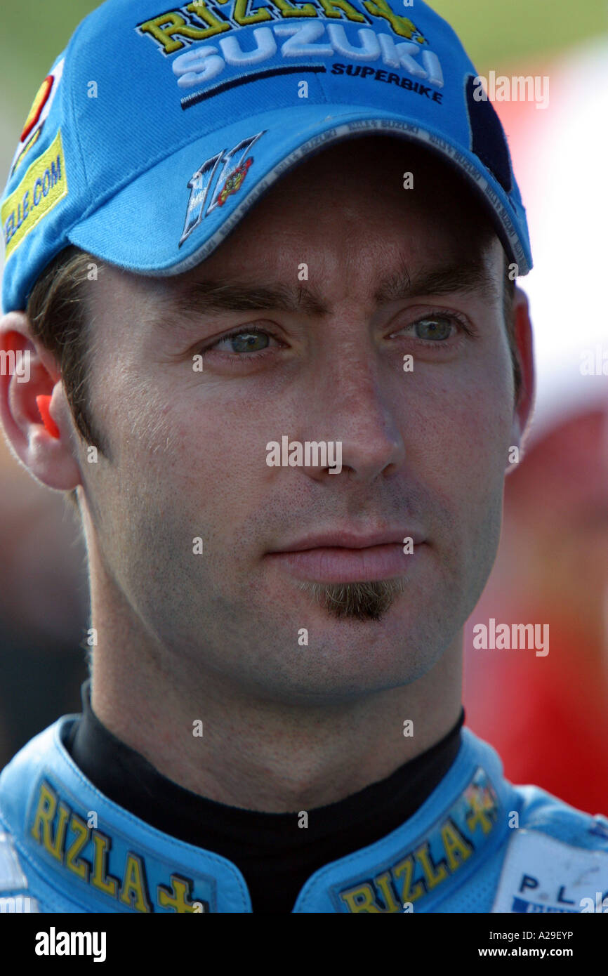 James Haydon rizla Suzuki rider in the 2006 BSB racing championship ...