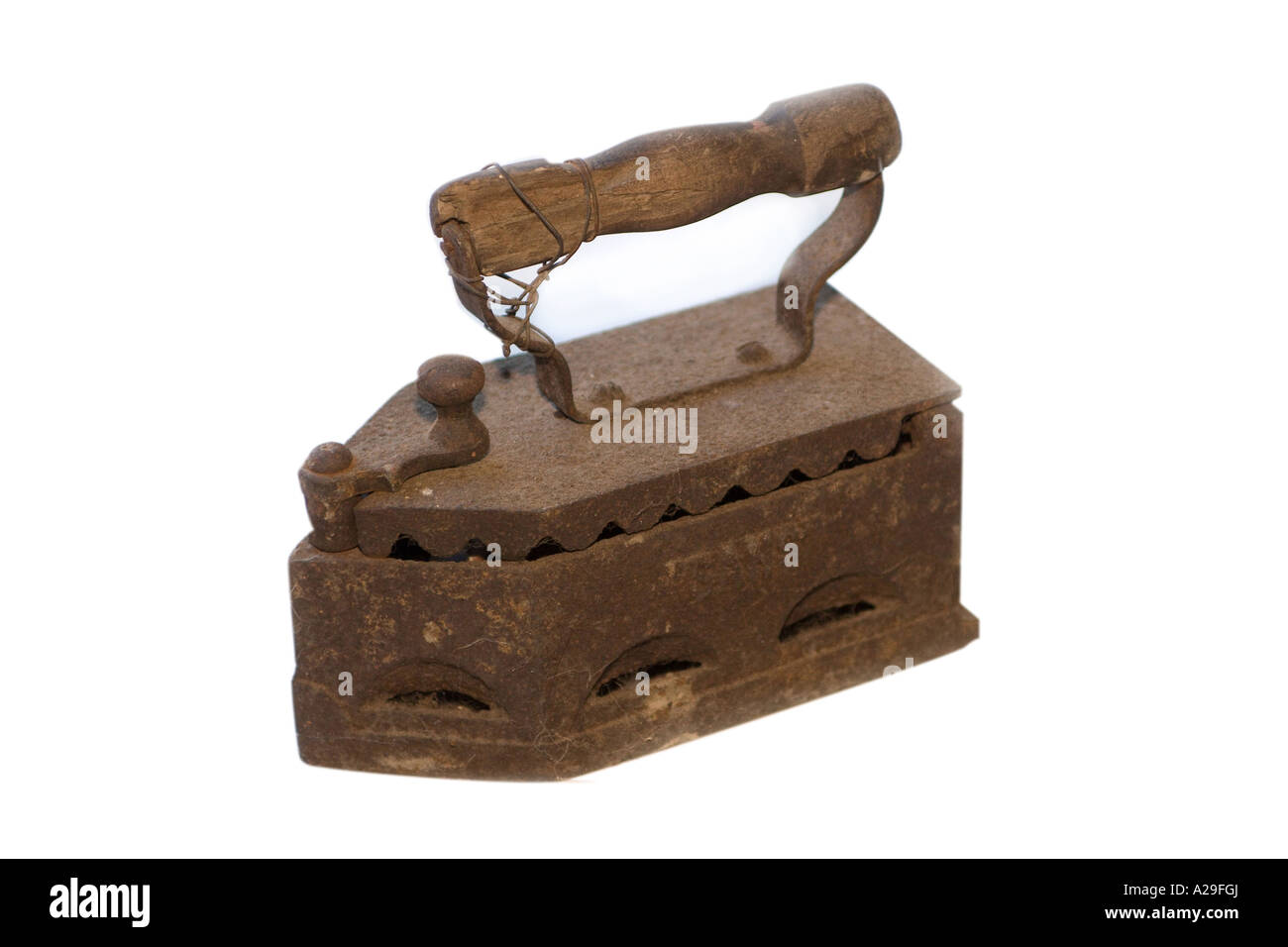 Antique rusty iron Stock Photo - Alamy