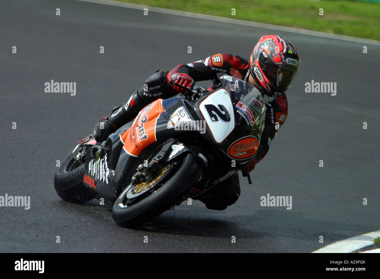 Ryuichi Kiyonari 2007 British Superbike champion on his HRC CBR1000RR ...