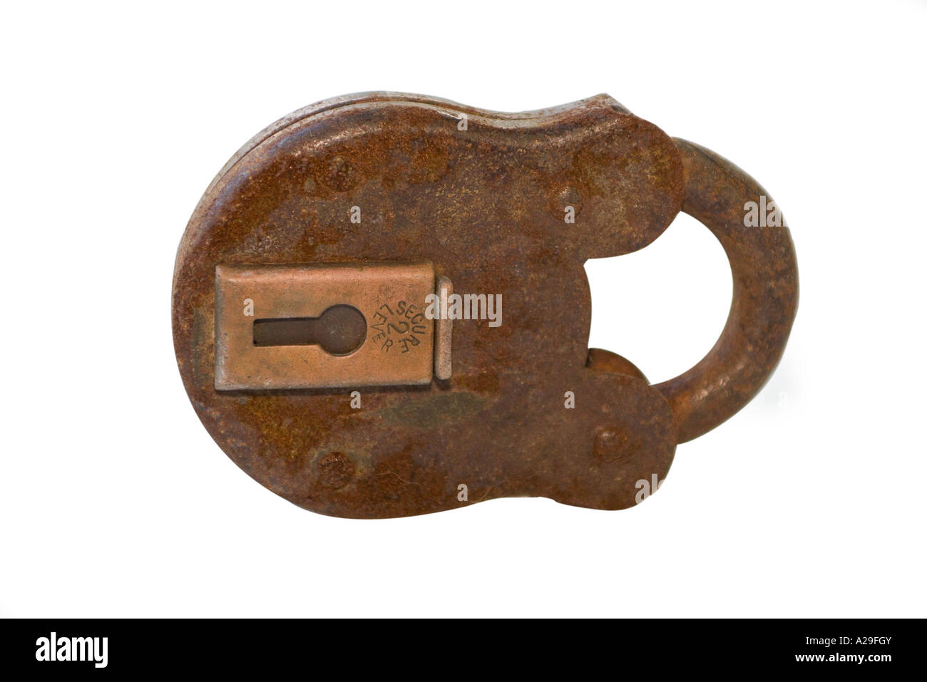 Old rusty padlock Stock Photo - Alamy