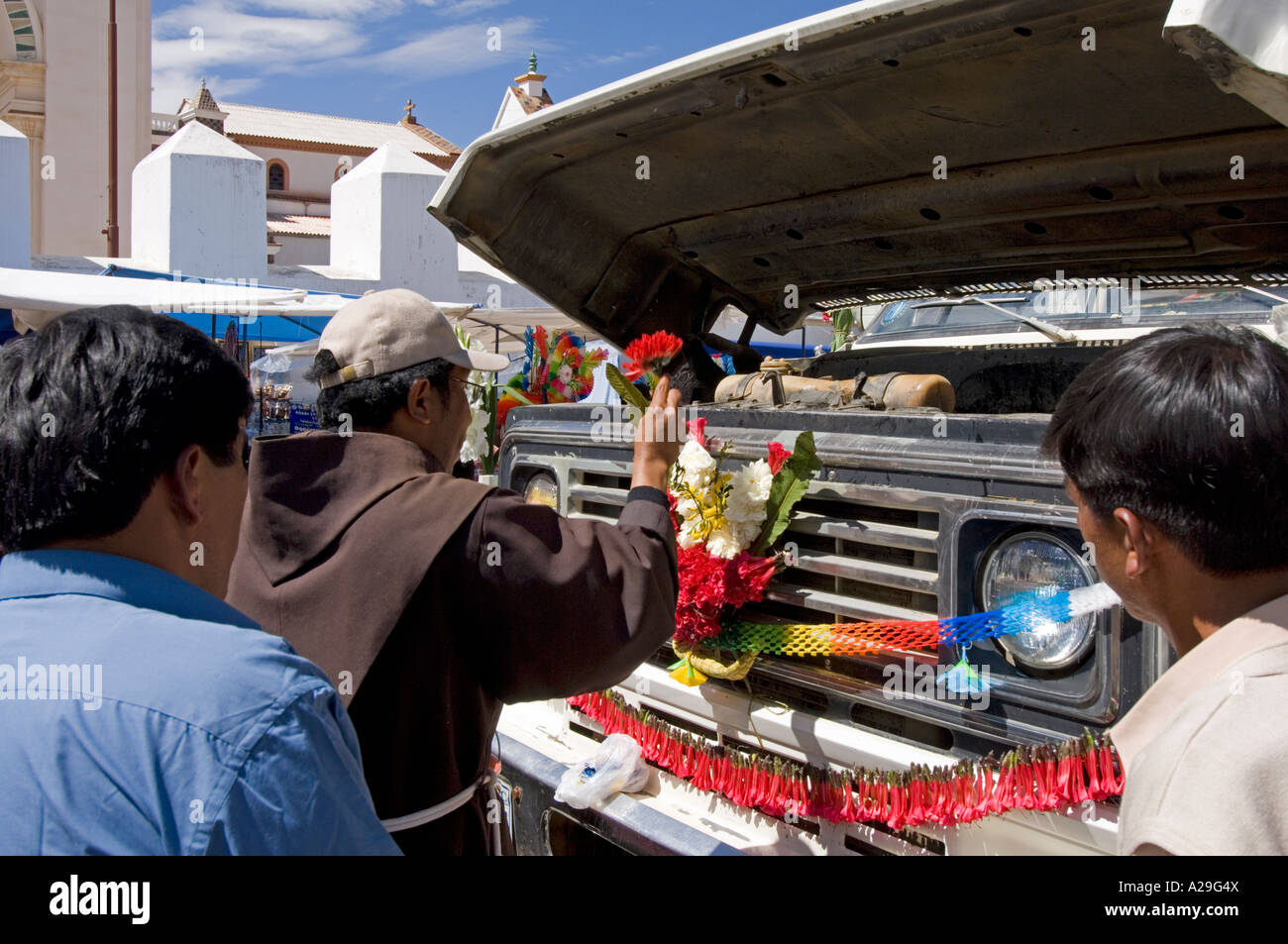 Car blessing ceremony copacabana hi-res stock photography and images ...