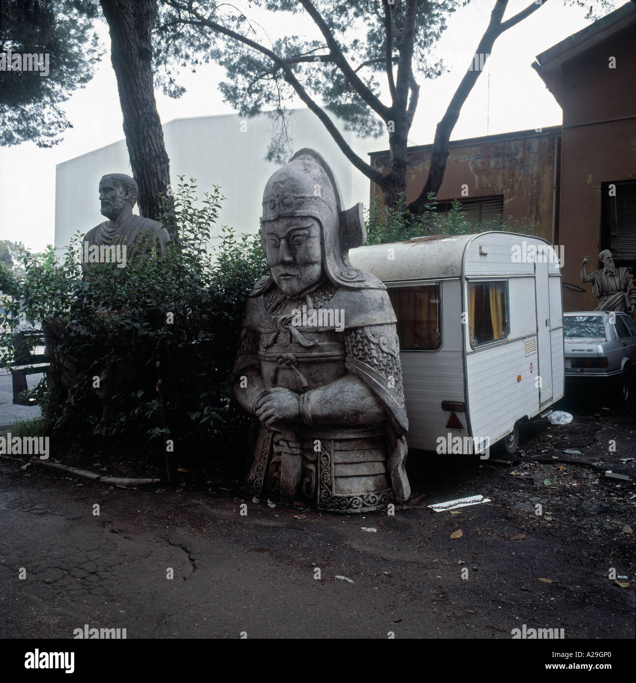 Cinecitta film studios Rome Italy Props and film sets that were part of ...