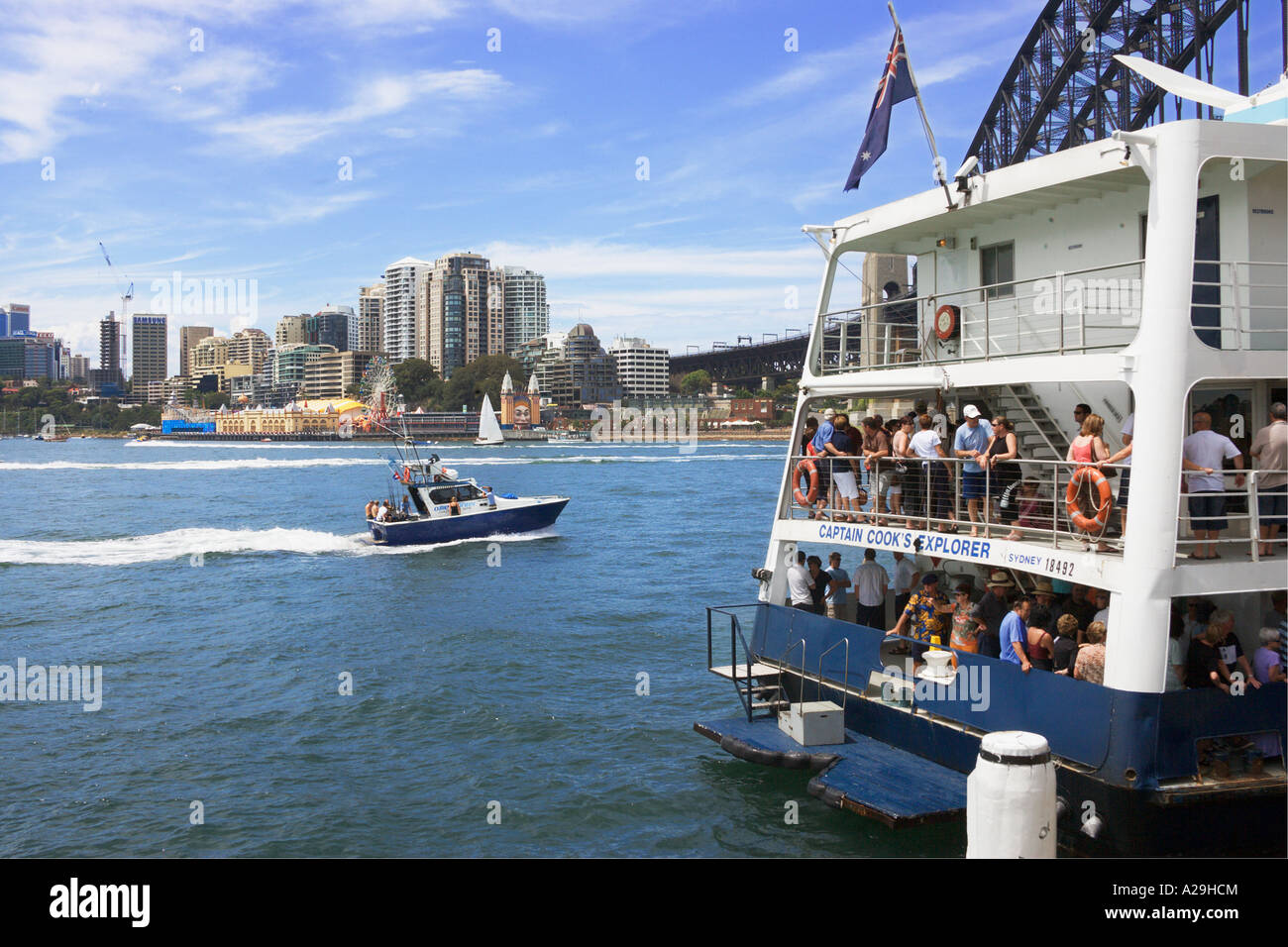 View to Milsons Point from The Rocks Sydney Harbour Australia Stock ...