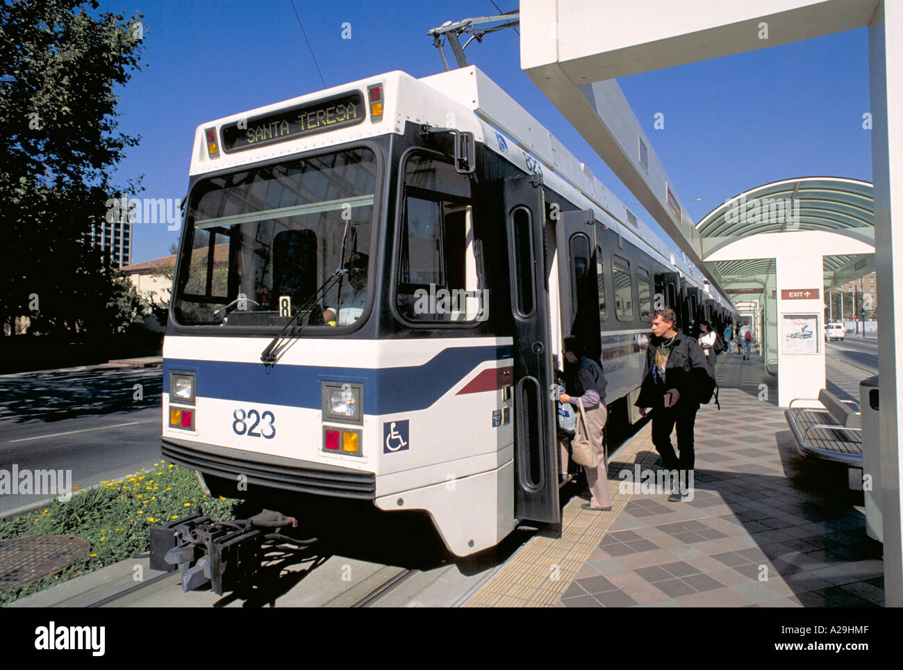 San Jose California Light Rail High Resolution Stock Photography and ...