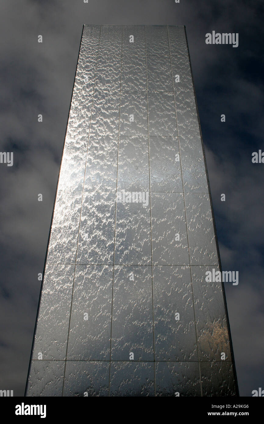 Water tower feature, Cardiff Bay, South Wales, UK outside the new Welsh ...