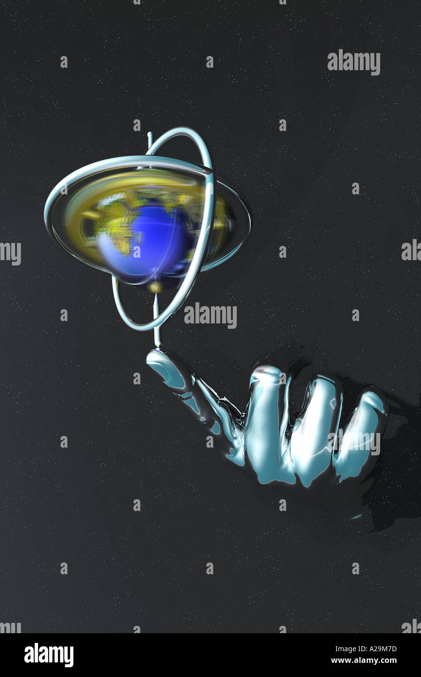Gyroscope and globe hi-res stock photography and images - Alamy