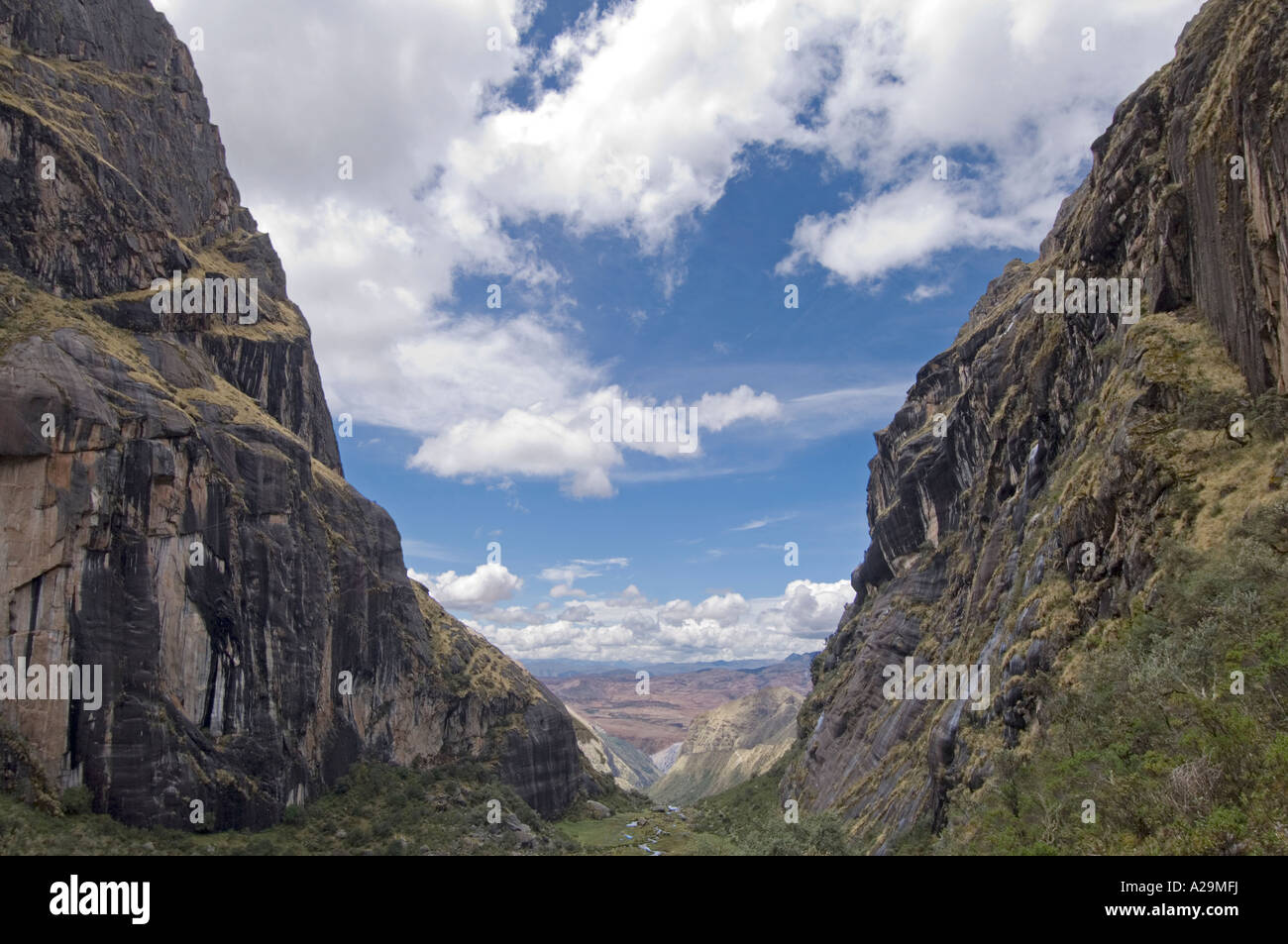 A landcsape view of the rugged scenery and mountains while on the ...