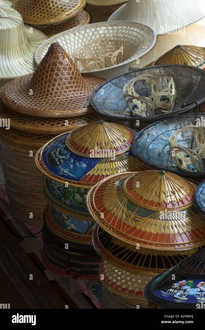 Traditional thai straw hats hi-res stock photography and images - Alamy