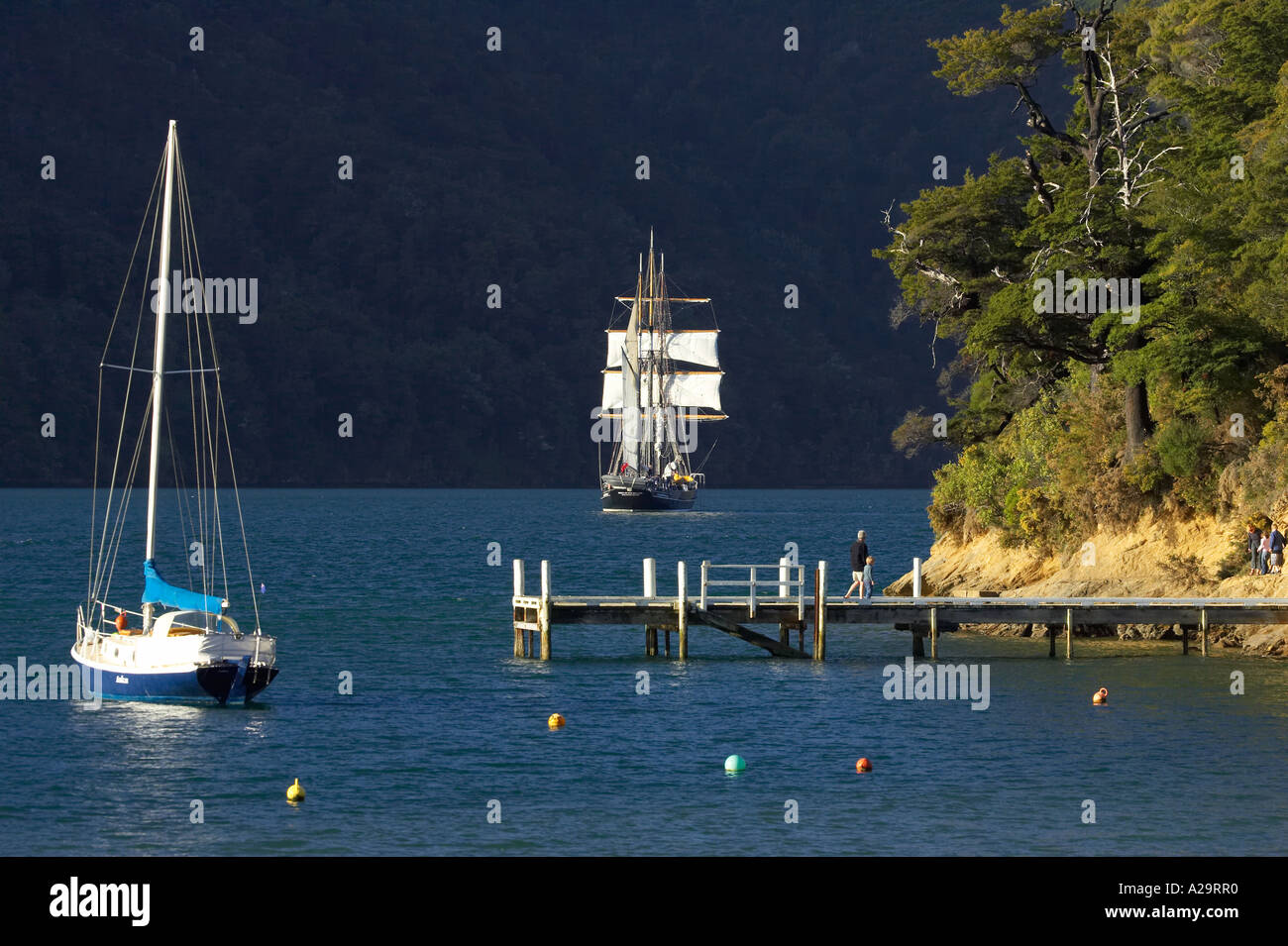 Tall ship spirit of new zealand hi-res stock photography and images - Alamy