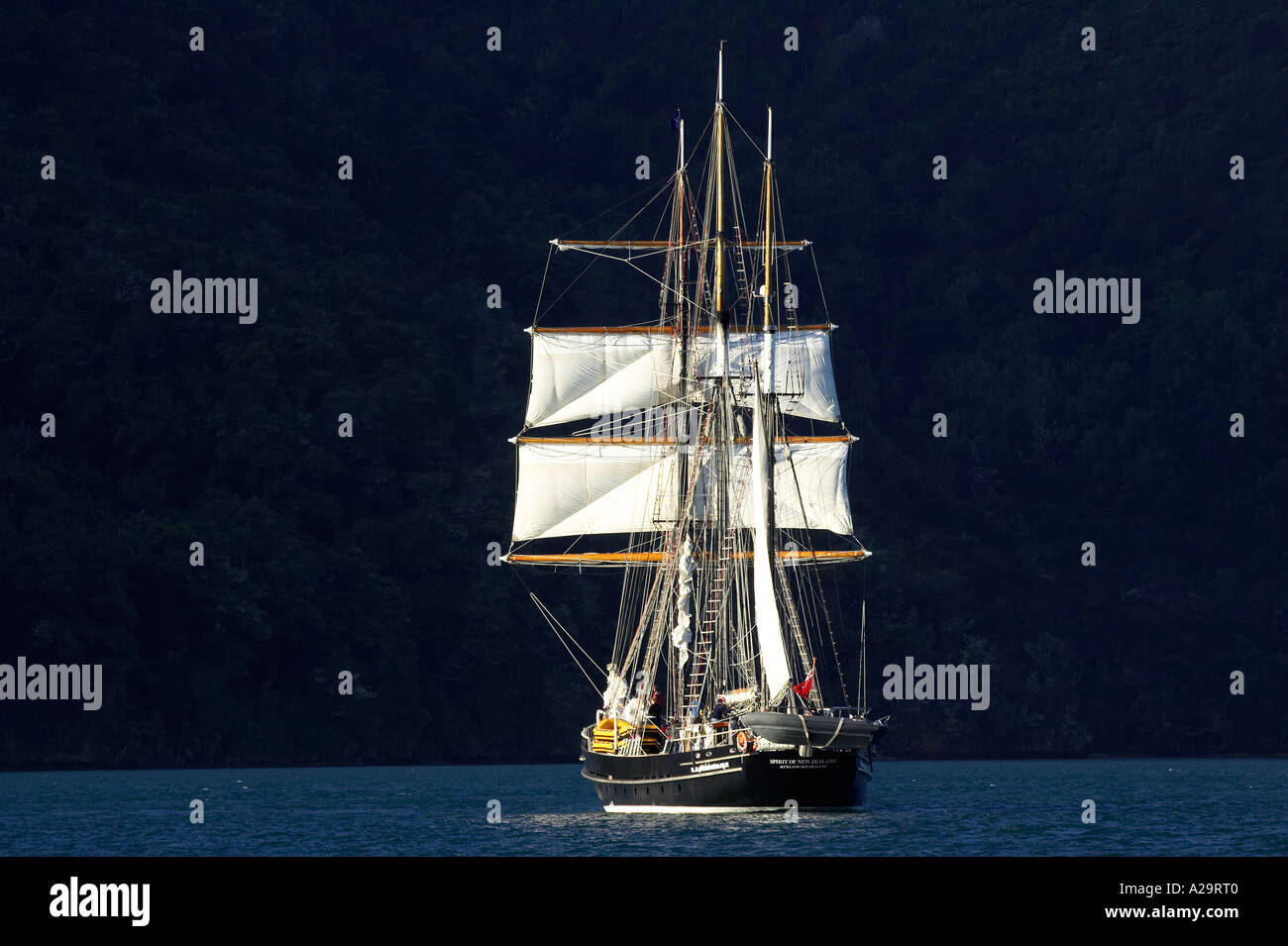 Tall ship spirit of new zealand hi-res stock photography and images - Alamy